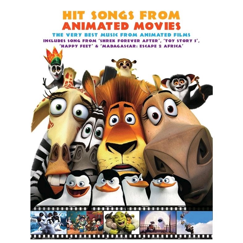 Wise Publications - Hit Songs From Animated Movies - partiti | Bax Music